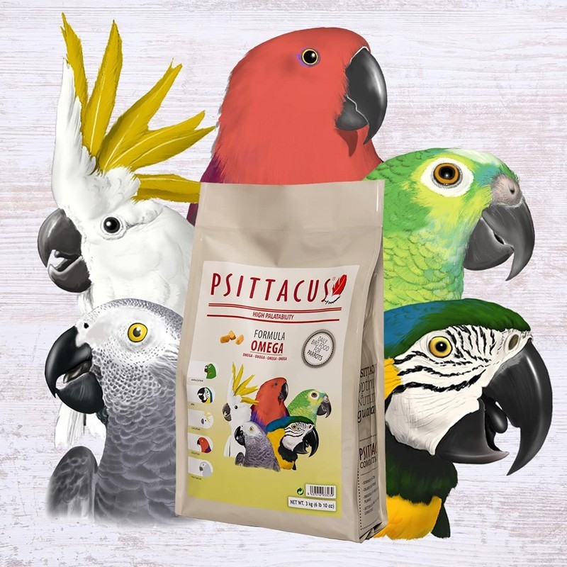 Psittacus Formula Omega - Estrusi per giovani Pappagalli